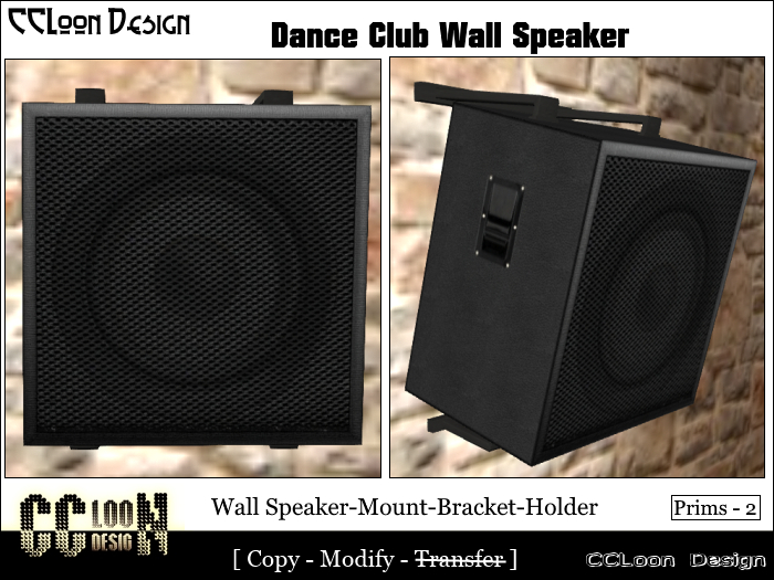 Second Life Marketplace - CCL Design - Wall Speaker CL12